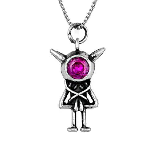 Buy Giva Sterling Silver Oxidised Silver Figurine Pedant For Him For ...