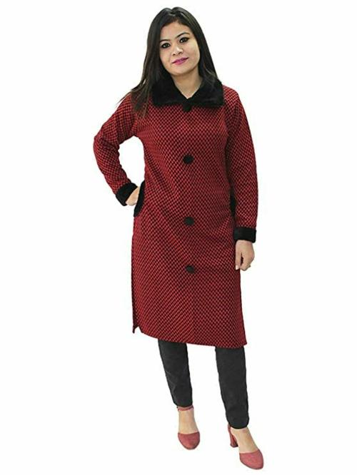 Buy Matelco Women's Wool Straight Kurti for Winters Online at Best ...