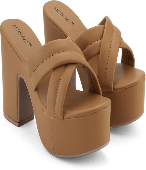 Buy MOSAC Women Ethnic/Party Slip On Heels Sandal Fashion Sandal for ...