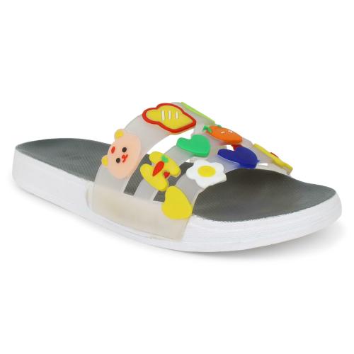 Buy Pampy Angel Women Flip-flops Grey Online at Best Prices in India ...