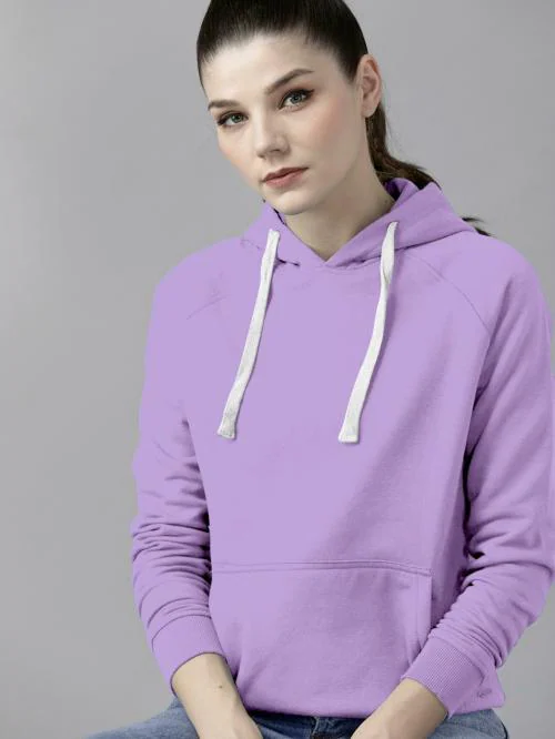 Buy INDO FABRIZIO Girls Printed Cool Aesthetic Sweatshirt Hoodie-PURPLE-XXL Online at Best ...