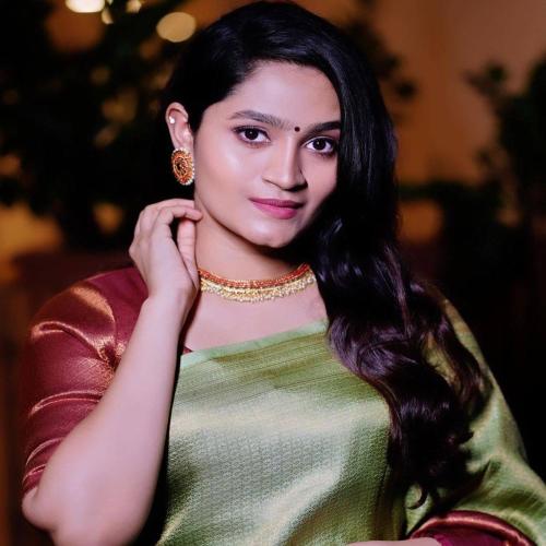 Buy Vrushi's Fashion Present Women's Saree with Blouse Piece (Green ...