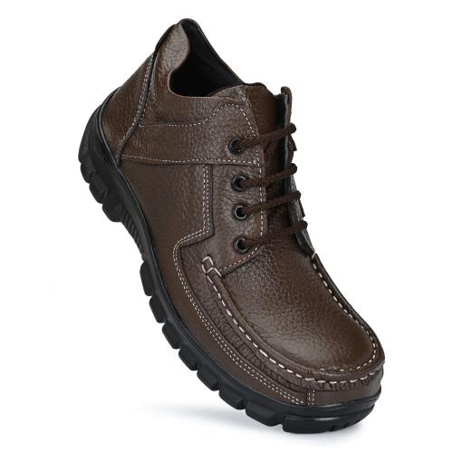 Buy ALLSAFE Genuine Leather Steel Toe Formal Safety Shoes For Men ...
