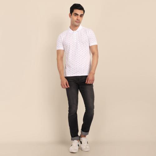 Buy Tom Hiddle Mens all over print cotton Polo Premium Tshirts| Pack of ...
