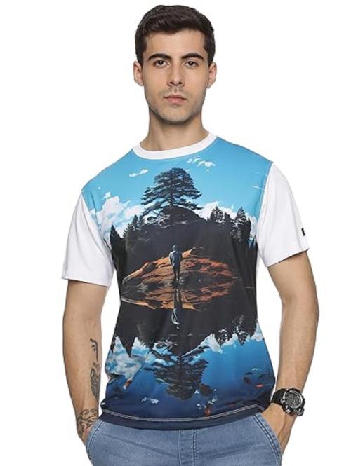 Buy ABLING Limited Edition Authentically Me Nature's Reflection Multi Colour T-Shirt.(M) Online ...