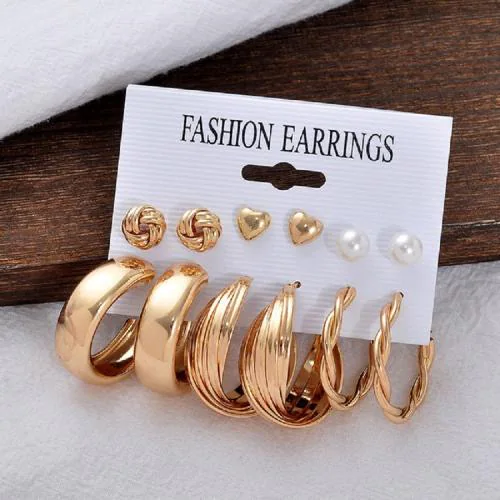Buy Exotique Western Earrings Combo set of 6 for women and girls Online ...