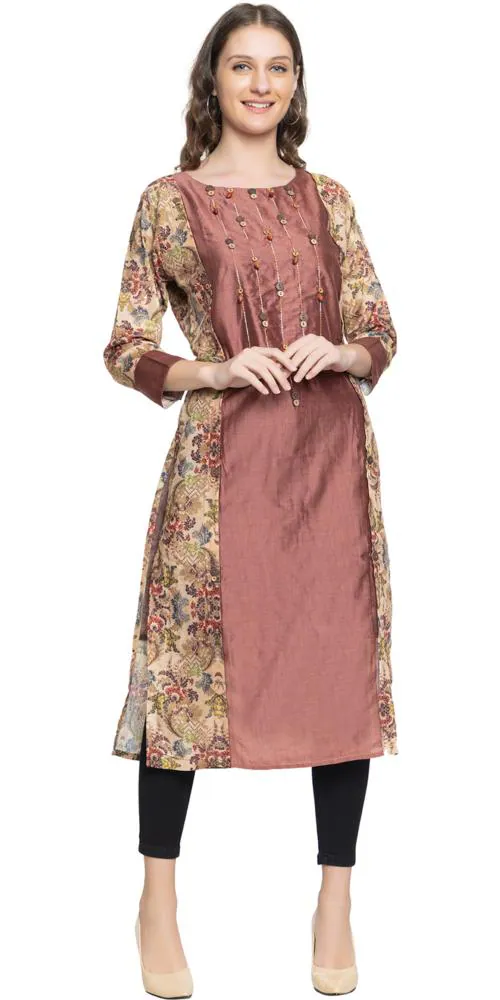 Buy ELTHIA classy Silk Kurtis For Summer-Purple Online at Best Prices in India - JioMart.