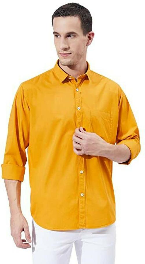 Buy THESMOKE Men Solid Casual Multicolor Shirt (Pack Of 1) Online at ...