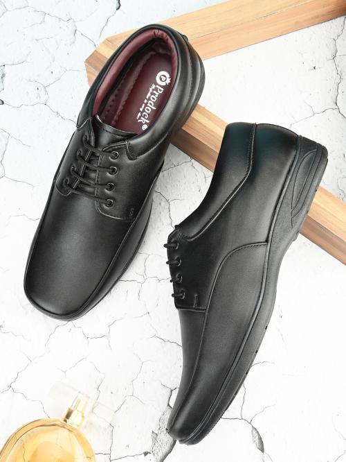 Buy Prodock Synthetic Leather Lace up Formal Shoes for men (Black ...