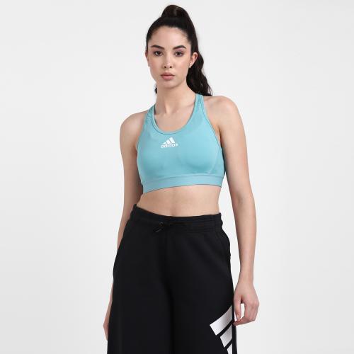 Buy Adidas Women DRST ASK P BRA Green Training Bra Online at Best ...