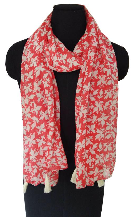 Buy JVNINE Printed Scarves (Stole) With Tassels Online at Best Prices ...