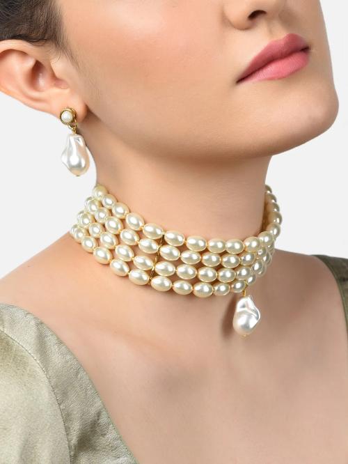 Buy LUMIERE JEWELFashion Latest Stylish Design Fancy Jewellry Set For ...