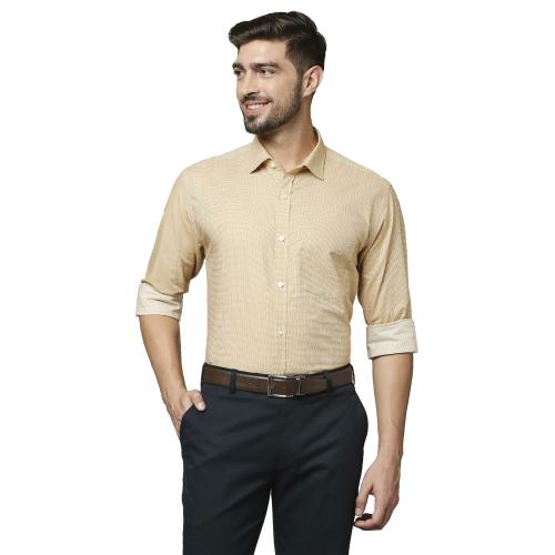 Buy Park Avenue Men Medium Yellow Formal Shirt Online at Best Prices in India - JioMart.