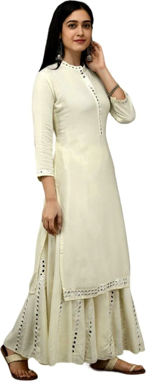 Buy Helwin Desiner Women Kurta Palazzo Set Online at Best Prices in ...