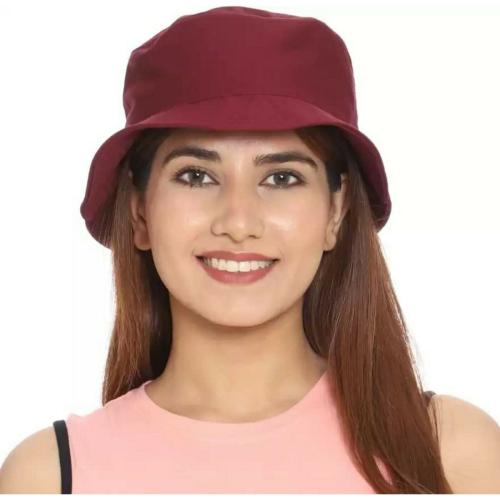 Buy Bayema Men And Women Cotton Solid Bucket Beach Sun Hat (Pack Of 1 ...