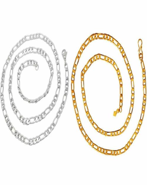 Buy VITA BELLA Gold Plated Brass Chain Set (Unisex) Online at Best ...