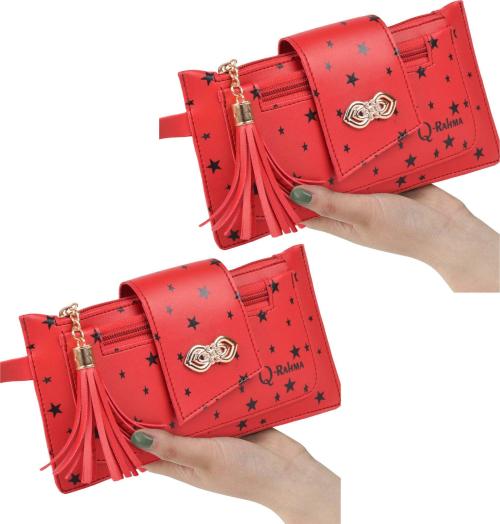 Buy Fances Casual, Formal, Formal Red Clutch (Pack of: 2) Online at ...