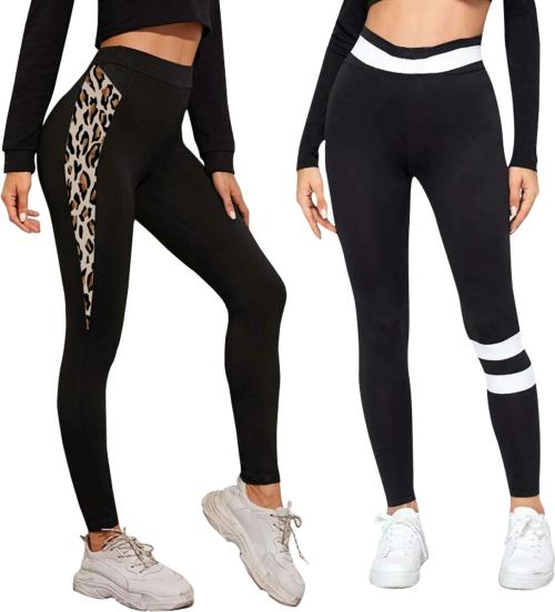 Buy ALISBA Women Multicolor Solid Lycra Blend High Rise Jeggings (L ...