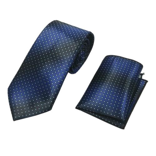 Buy Rare Combee Group Navy Blue White Dotted Luxurious Premium Silk ...