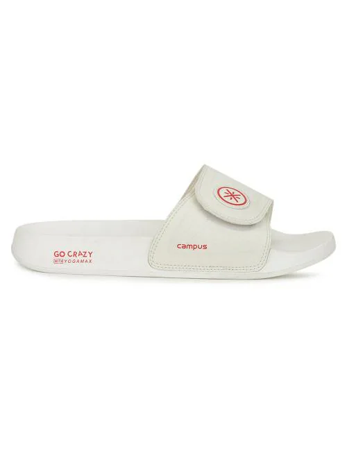 Buy Campus GC-SL-07 White Men's Sliders Online at Best Prices in India ...