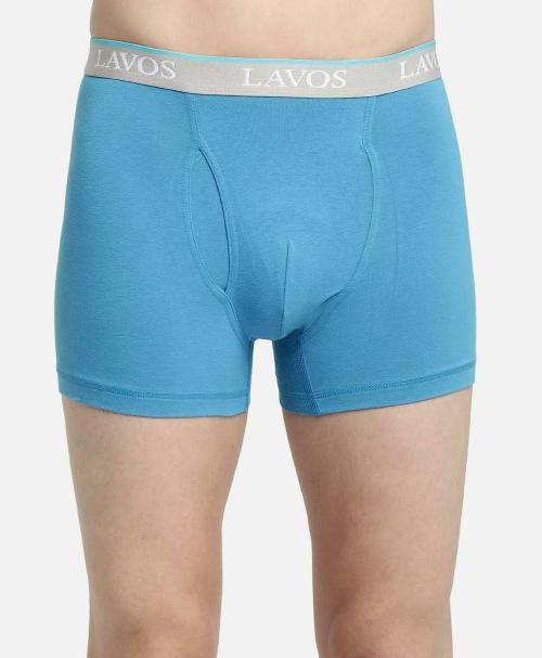 Buy LAVOS Men Light Blue Bamboo Cotton Boxer Trunk Short (Small) Online ...