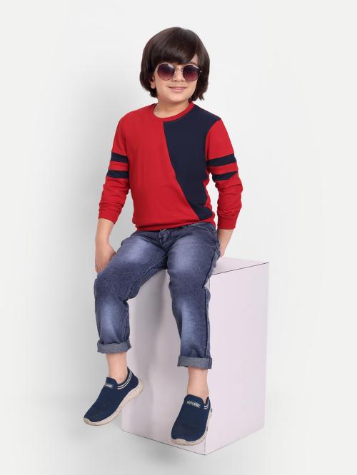 Buy Kcoy Boys Light Blue Denim Slim Light Jeans (9-10 Years) Online at ...