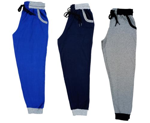Buy IndiWeaves Boys Cotton Solid Lower Track Pants (Pack of 3 ...
