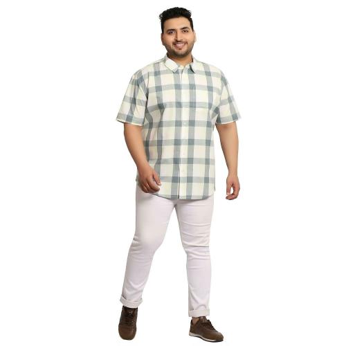 Buy Plus Panda Men Yellow & Black Check Shirts Online at Best Prices in ...