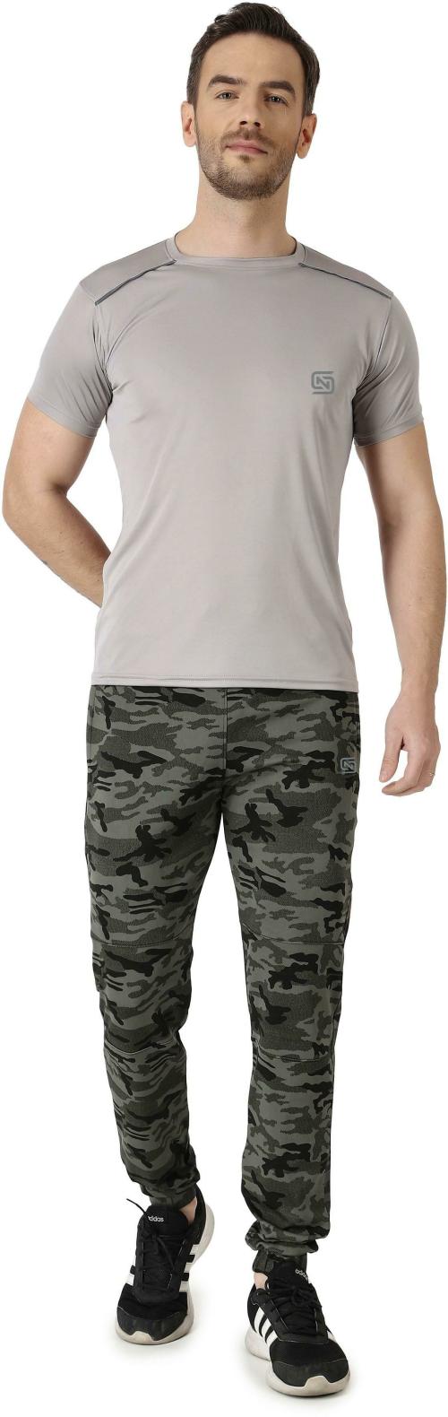 Buy ND Sports Men Light Grey Solid Polyester Blend Track Suit L Online ...