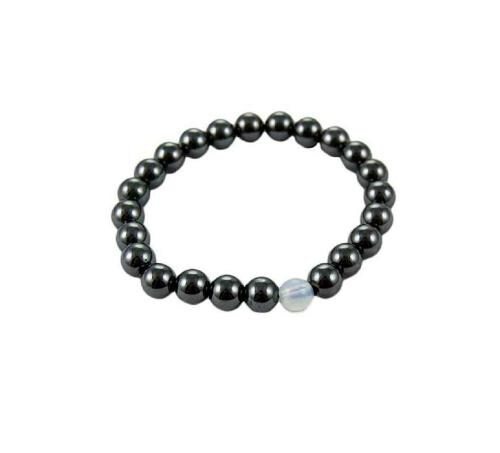 Buy Astroghar Multicolor Crystal Hematite And Opelite Stretch Bracelet ...