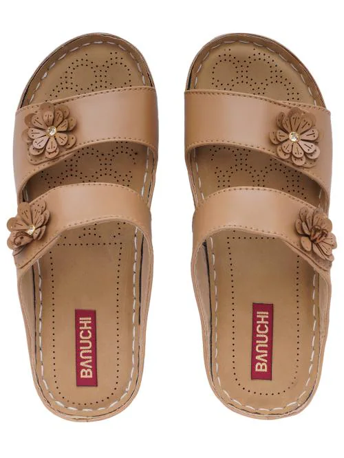 Buy Banuchi women Beige wedges bellies Online at Best Prices in India ...