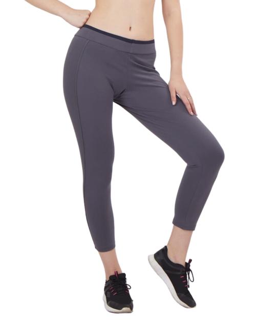 Buy Carobella Women's Activewear Dri-Fit Lyrcra Skin fit Pant - Solid ...
