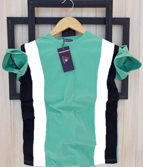 Buy Moody Spark Men Multicolour Pure Cotton Round Neck T-Shirt Size ...