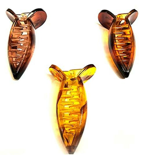 Buy BHARATGAURAV Multicolor Claw Hair Clips Acrylic (Pack of 3) Online ...