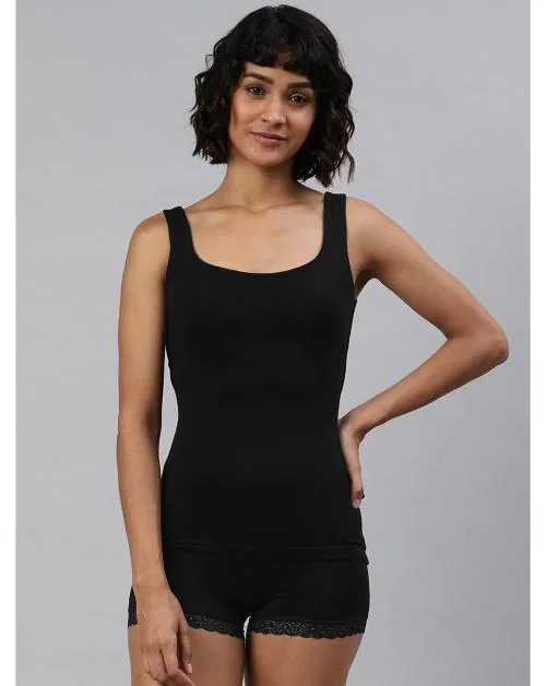Buy ZEBU Womens Nightsuit Black pack of one set Online at Best Prices ...