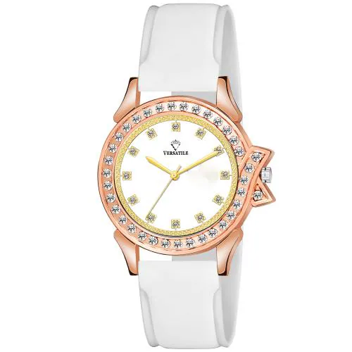 Buy Versatile White Royal Beautiful Analog watch for Women And Girls ...
