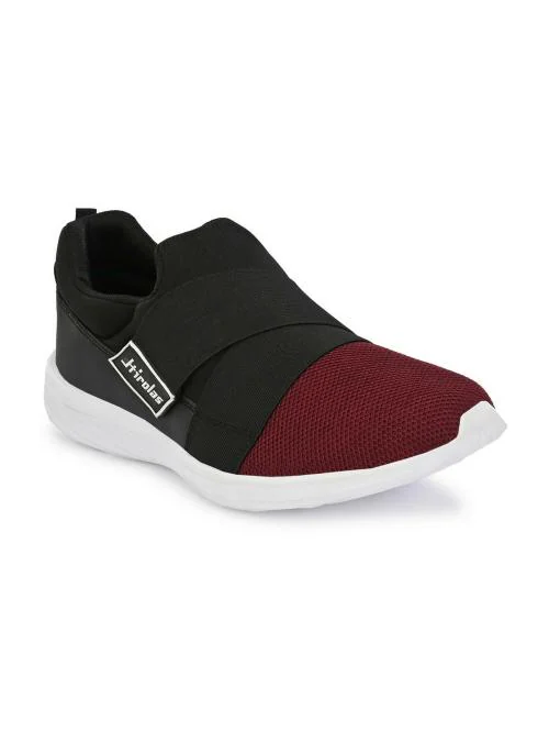 Buy Hirolas Men's Mesh Maroon Running/Walking/Gym Sports Sneaker Shoes ...