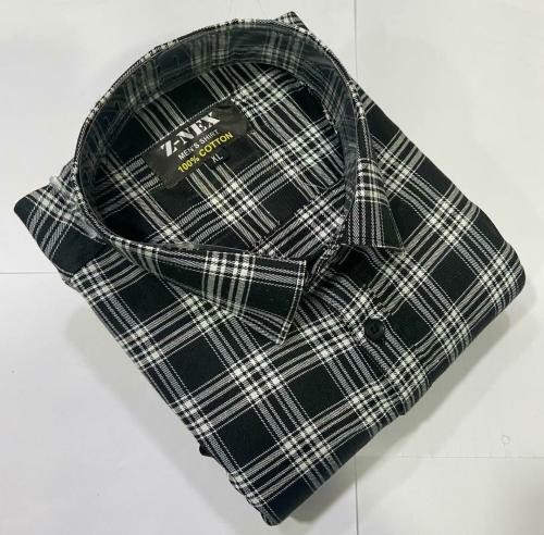 Buy TMF THE MEERU FASHION Men Checkered Casual Black, White Shirt ...