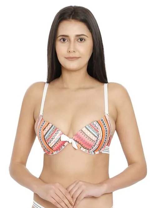 Buy ILRASO MICHELLE PUSH UP BRA | PADDED BRA | DETACHABLE STRAPS | MULTICOLOR Online at Best ...