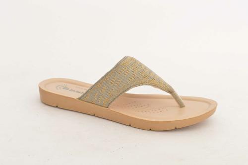 Buy Inblu Women Grey, Gold Flats Sandal (8) Online at Best Prices in ...
