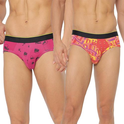 Buy bummer Printed Briefs For Men | Solids Micro Modal Fabric Feels Soft & Cozy | 4 Way Stretch ...
