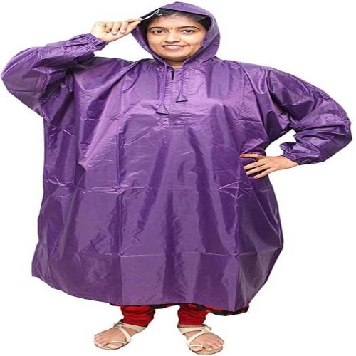 Buy YOUTH ROBE Girls Purple Solid Polyester Raincoat - XXL Online at ...