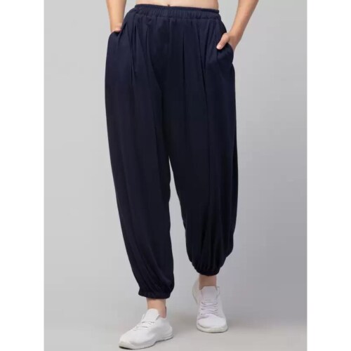 Buy Famiss fashion Viscose Rayon Regular Fit Solid Trousers Harem Pants ...