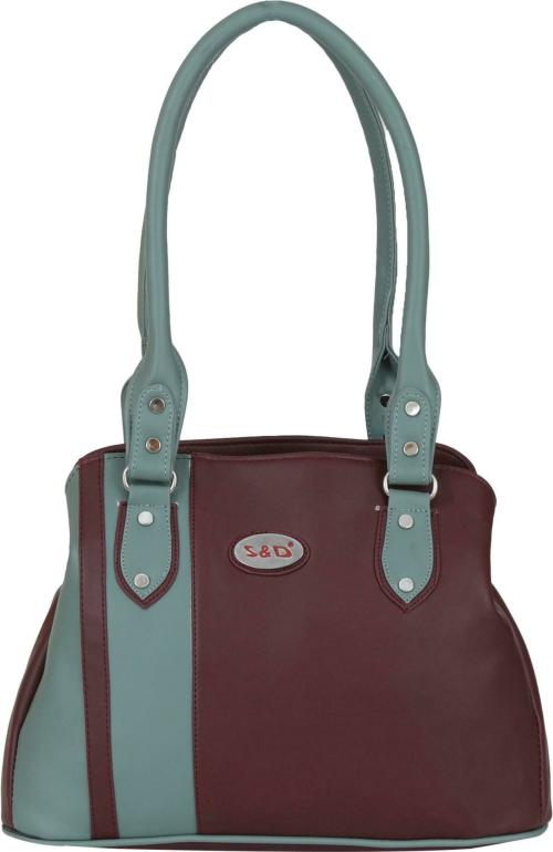 Buy Semiize Women Maroon Rexine Handbag Online at Best Prices in India ...