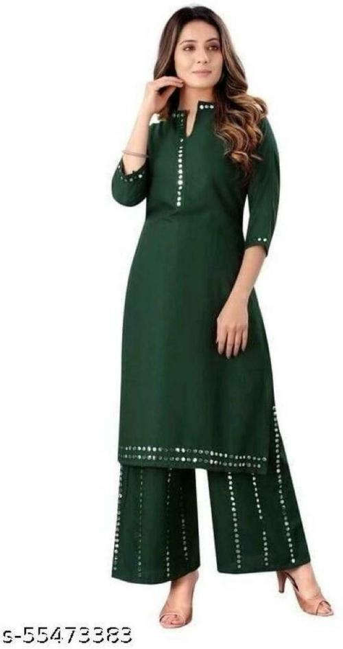 Buy Helwin Desiner Women Kurta Palazzo Set Online at Best Prices in ...