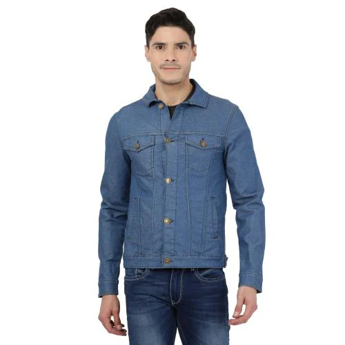 Buy Llak Jacket Men Slim Fit Stretchable Denim-Jacket-M Online at Best ...