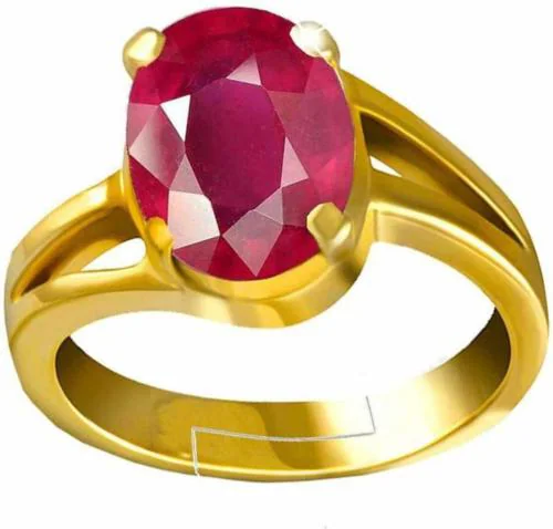 Buy Aurra Stores Unique & Effective 100% Original Ruby Manik Stone Ring for Men & Women Online ...