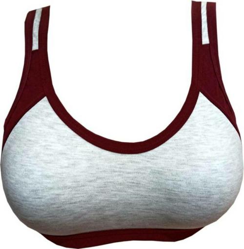 Buy Bable Women Sports Non Padded Bra - western wear - Grey Online at ...