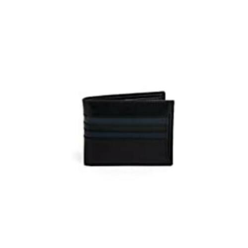 Buy Smith & Blake Men Black and Blue Faux Leather SB-Linea Wallet ...