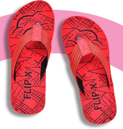 Buy Leaco India Premium Men Daily Comfort Slippers/Flip Flop (Red ...
